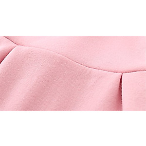 MINKIDFASHION Baby Girls Winter Autumn Cotton Warm Jacket Coat (2T, Pink)