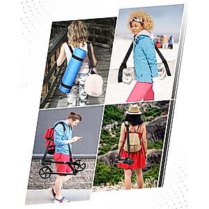 WILDKEN Scooter Shoulder Strap, 71in Carrying Scooter with Adjustable Carrying Strap and Extra-Thick Anti-Slip Shoulder, Scooter Strap for Electric Scooter, Bikes, Balance Bikes, Yoga Mat, Ski Board