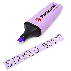 STABILO BOSS Original Pastel Highlighter Pens Highlighter Markers - Bumper Pack of 7