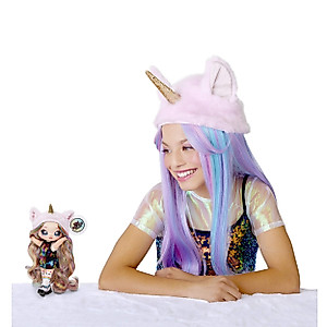 MGA Entertainment Na! Na! Na! Surprise 2-in-1 Fashion Doll & Plush Pom with Confetti Balloon Unboxing, Multicolor (Styles May Vary)