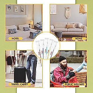 Amyhill 50 Sets Disposable Toothbrushes with Toothpaste Individually Wrapped Toothbrushes and Toothpaste Bulk 5 Colors Soft Bristle Tooth Brush for Travel Homeless Shelter Hotel Guest Apartment