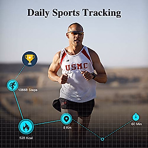 cjc Smart Watch Bracelet with Bluetooth Earbuds, 2 in 1 Fitness Tracker Activity Bracelet with TWS Sleep Music Wristband Headset