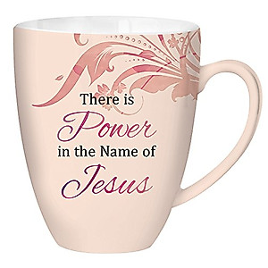 African American Expressions - Power in Name of Jesus Mug (15 oz.) CHMUG23, pink