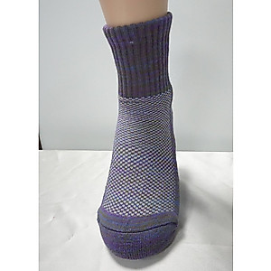 SEOULSTORY7 5Pack Women's Mid Cushion Low Cut Hiking/Camping/Performance Socks Multi Color Medium