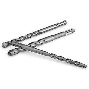 Mesee 6 Pcs SDS Plus Hammer Drill Bit Set Carbide Tipped SDS-Plus Rotary Hammer Drill Bits with Storage Box Rotary Electric Hammers Drilling Hole Tool, 6mm 8mm 10mm 12mm 14mm 16mm