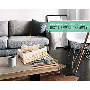 Comfify Boho Decorative Rope Baskets, Set of 3, Brown, Round, 10"Dia