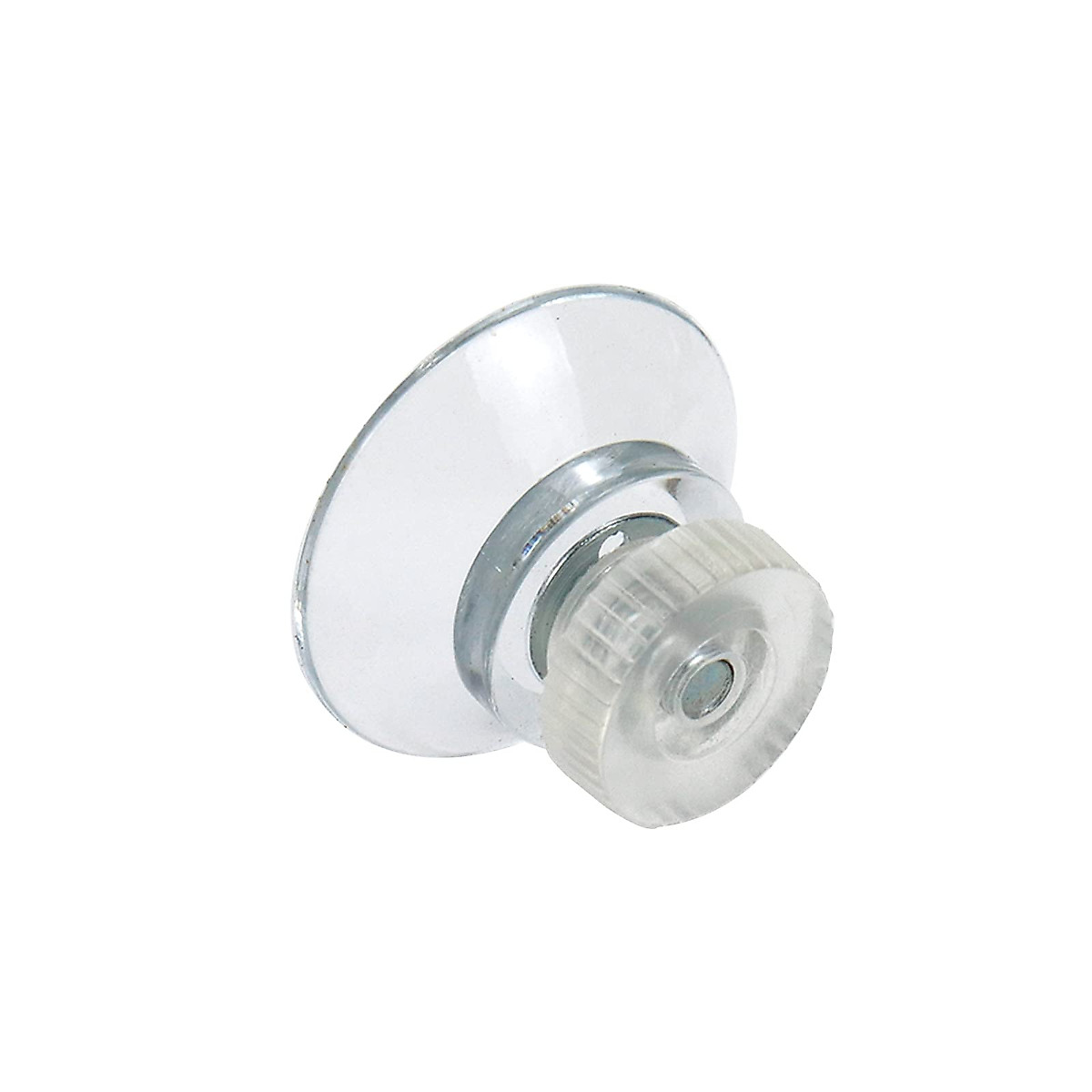 Semetall 10pcs Clear Suction Cups with M4 Cap Nut Transparent PVC Sucker Pads for Kitchen Offices Bathroom Decoration Wall,25mm/0.98" Diameter
