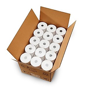 (50 Rolls) 3 1/8 x 230 Thermal Paper Receipt Rolls (55 GSM - Honeycomb Core) Fits All POS Cash Registers Printers, Clover Square Stations, Star Micronics SCP700, TSP100 BPA Free -ShopSmart Online