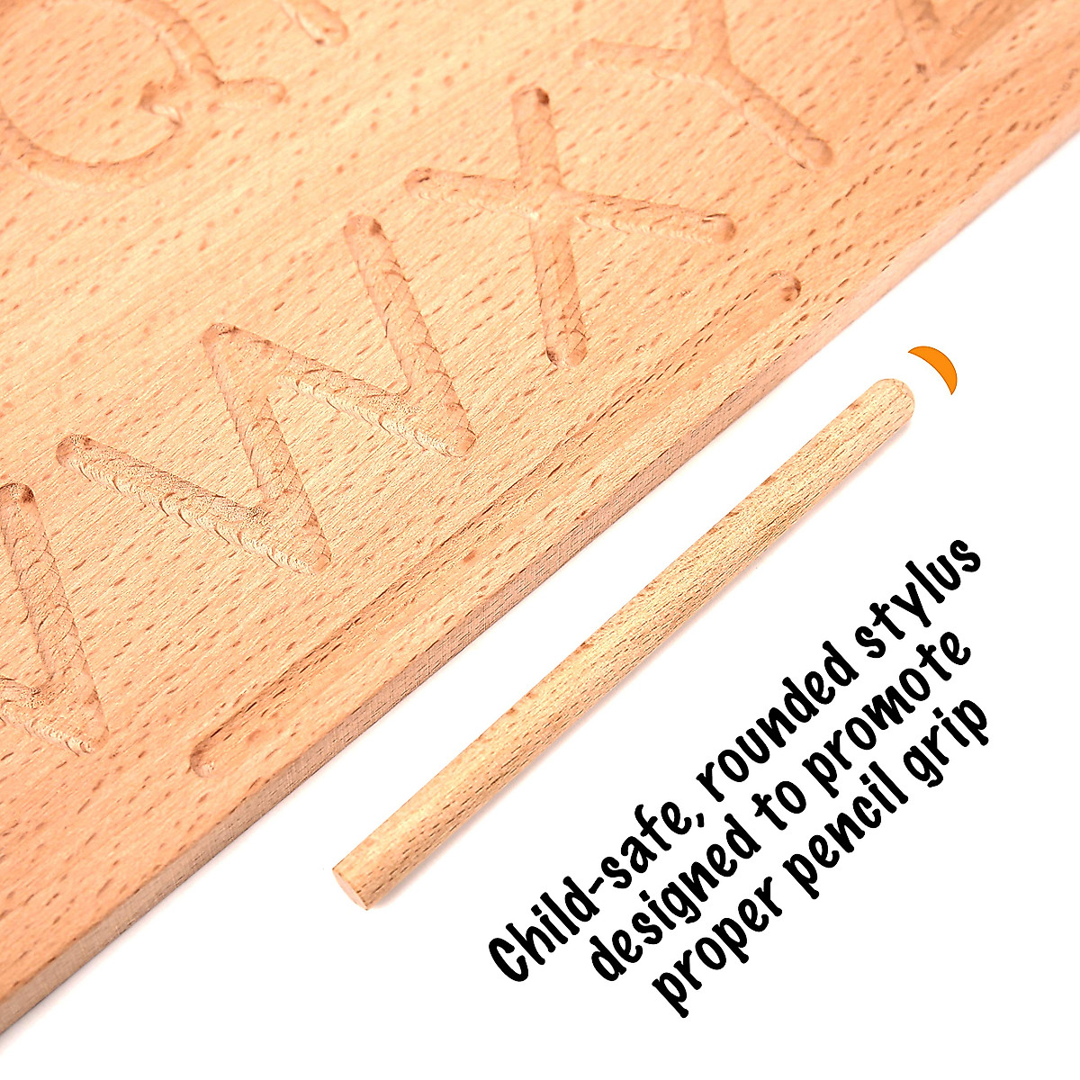 Montessori Mama Alphabet Tracing Board | Learn to Write Letter Boards | Educational Toys Preschool Learning | Reversible Wooden Letters Alphabet Toys