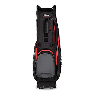 Titleist - Hybrid 5 Golf Bag - Black/Black/Red, 4.6 lbs