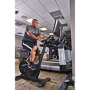 Echelon Smart Connect Fitness Bike, 30-Day Free Echelon Membership, Easy Storage, Small Spaces, Cushioned Seat, Solid Design, HIIT, Top Instructors, 32 Resistance Levels, Bluetooth, EX-7S