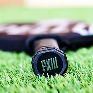 PELLO PXIII Carbon Fiber Pickleball Paddle | Elongated USAPA Approved | Pro-Level Performance Pickleball Paddle for Power, Spin & Control | Carbon Fiber Pickle Ball Paddle Women and Men | (Black)