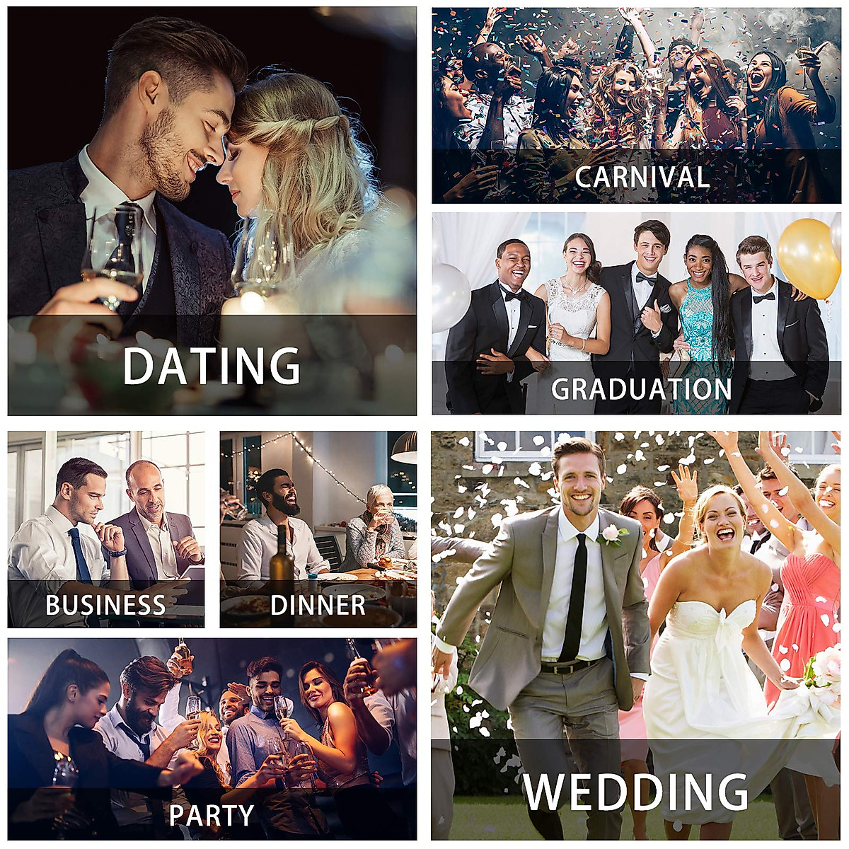 HISDERN Mens Black Dress Shirts Long Sleeve Casual Formal Button Down Shirt for Men Black Gold Plaid Inner Contrast Button Up Club Shirt