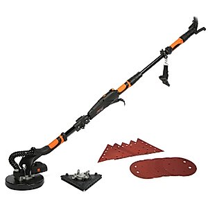 WEN DW5084 5-Amp 2-in-1 Variable Speed Dual-Head Drywall Sander with 15-Foot Dust Hose , Black