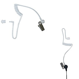 BVMAG 50 Pack Replacement Mushroom Earbud Ear Tips for Acoustic Tube Earpieces Compatible with Motorola Kenwood Baofeng Cobra Midland Icom Two Way Radio