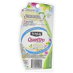 Schick Quatro Womn Disp S Size 3ct