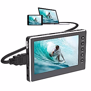 DIGITNOW HD Video Capture Box 1080P 60FPS USB 2.0 Video to Digital Converter with 5" OLED Screen, AV&HDMI Video Recorder Capture from VCR, DVD, VHS Tapes, Hi8, Camcorders, Gaming Systems