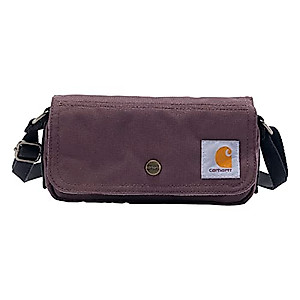 Carhartt Legacy Women's Essentials Crossbody Bag and Waist Pouch, Wine