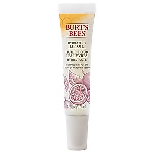 Burt's Bees 100% Natural Hydrating Lip Oil with Passion Fruit Oil, 1 Tube