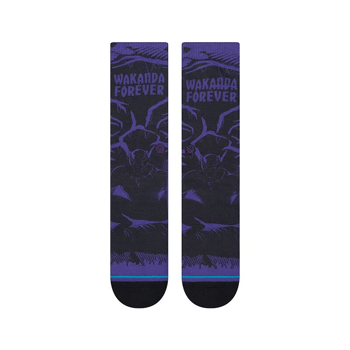 Stance Yibambe Crew Socks (Medium, Purple)