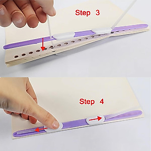 12 Pcs A5 Size 6 Holes Binder Pockets,Clear PVC Zipper Binder Pocket,6 Holes Zipper Binder Pouch,Waterproof PVC Loose Leaf Bags for Stickers, Postcards, Bank Cards—with Binder Clips (C)