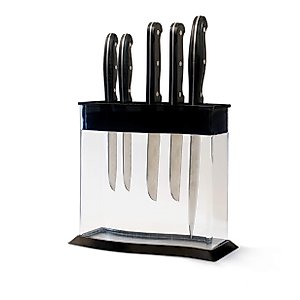 KNIFEdock WAVE by Storage Technologies. Revolutionary Kitchen Countertop Knife Storage. A beautiful way to display and identify each knife at a glance.The next generation knife block.(Holds 15 knives)