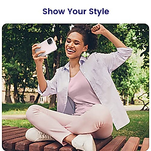 OTOFLY Designed for iPhone 13 Case, Silicone Shockproof Slim Thin Phone Case for iPhone 13 6.1 inch Ice Pink