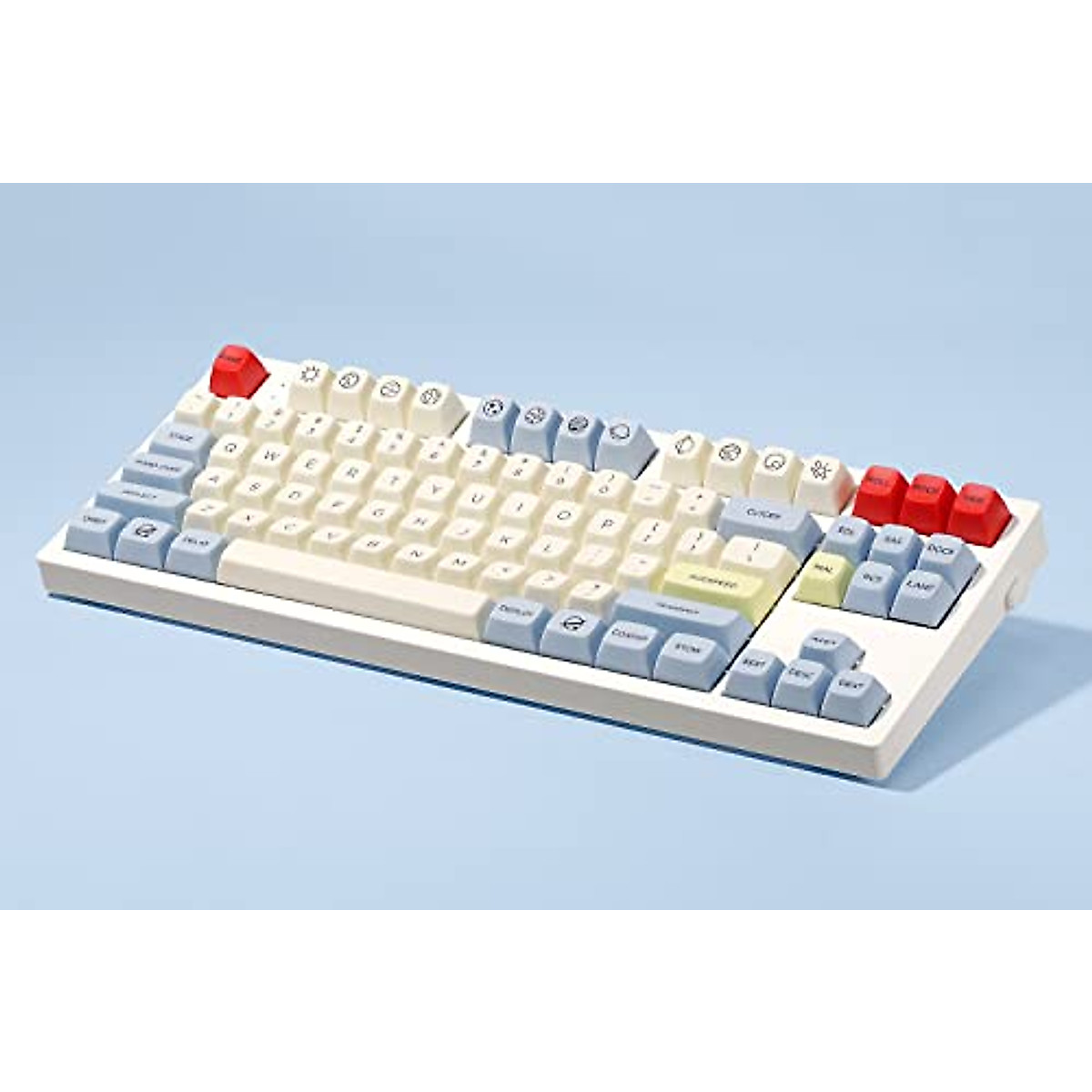 DROP MiTo MT3 Godspeed R2 Keycap Set, PBT Hi-Profile, Cherry MX Compatible with 60%, 65%, 75%, TKL, WKL, and Ortholinear Keyboards (Apollo Base Kit)