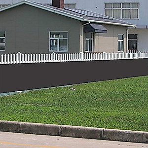 Fence Privacy Screen, DICASAL Deck Privacy Screen Cover, 3.05 x 16.4 ft UV-Protection Mesh Fence Windscreen for Porch, Patio, Balcony and Apartment Grey