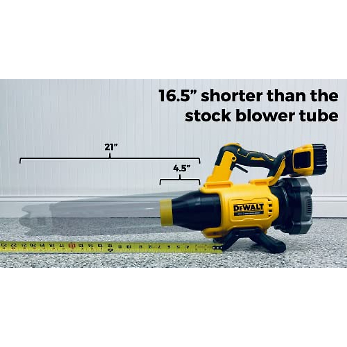 Stubby Nozzle Co. STUBBY Car Drying Nozzle for DEWALT 20V MAX XR Leaf Blower (DCBL722B)