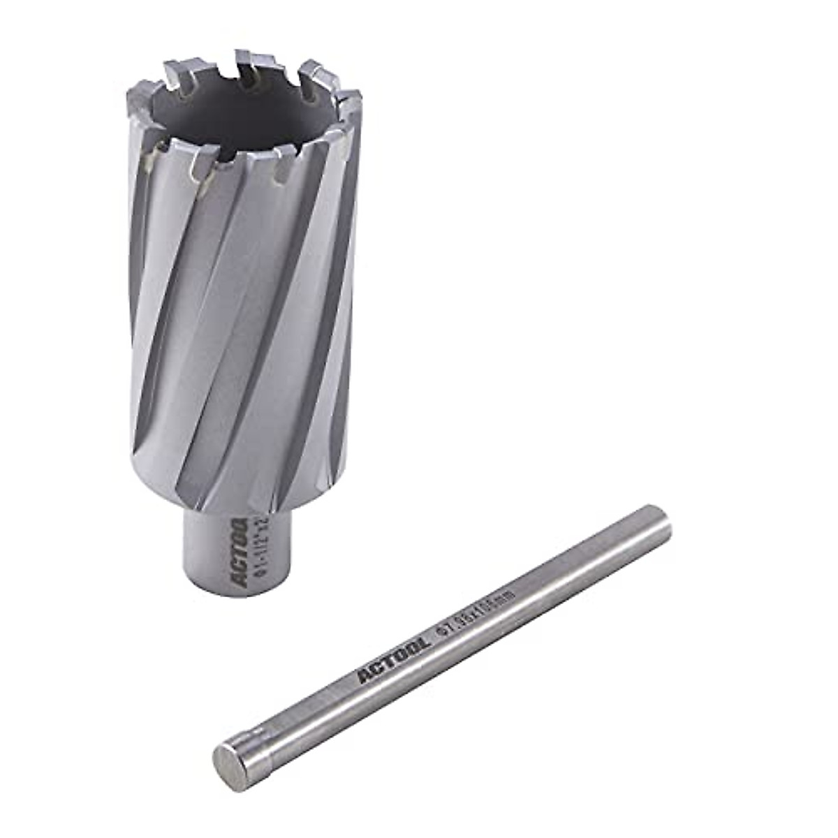 ACTOOL 1-1/2'' Diameter x 2'' Depth of Cut Carbide Tipped TCT ANNULAR Cutter with 3/4'' Weldon Shank