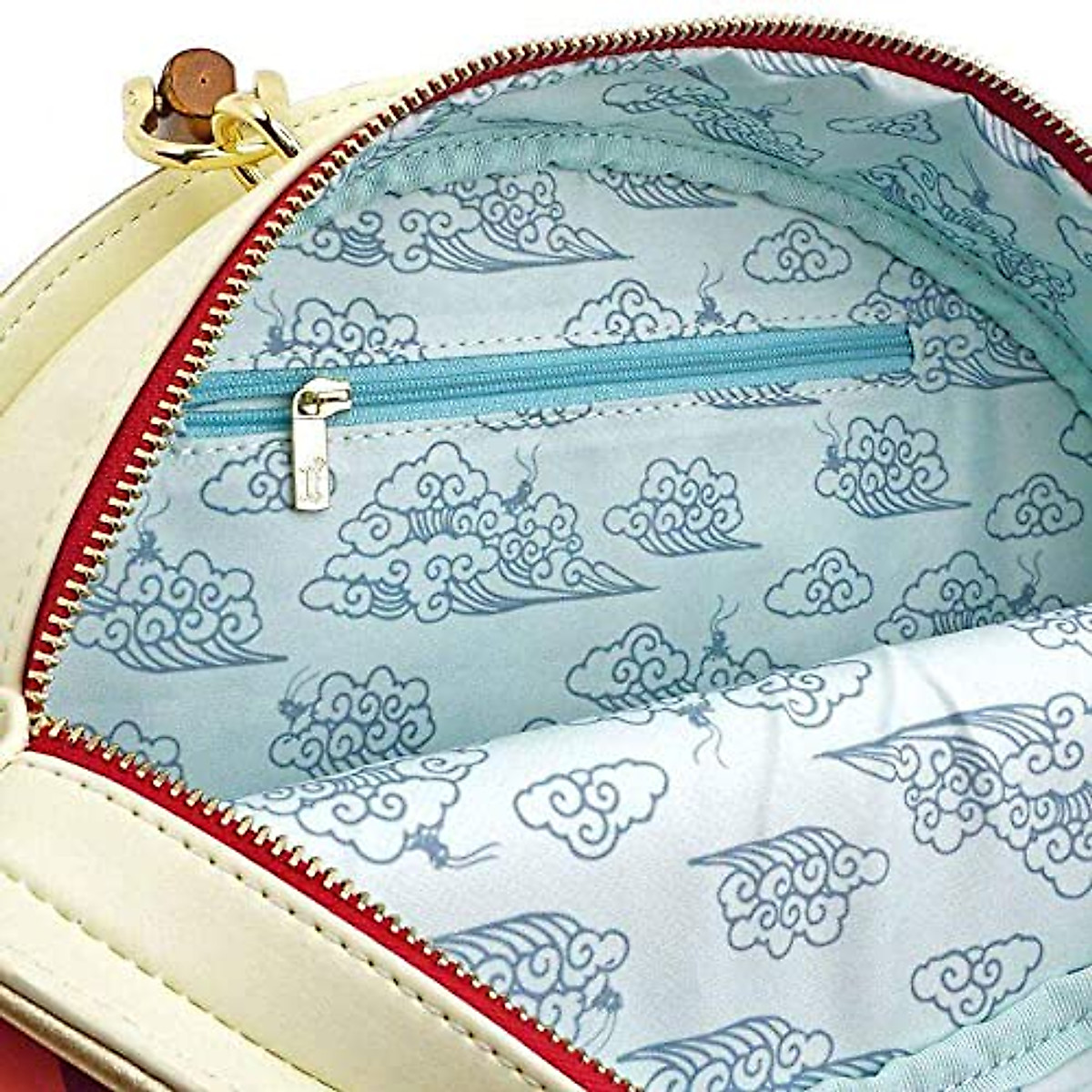 Loungefly Mulan Bamboo Fan Handbag, Red, Standard