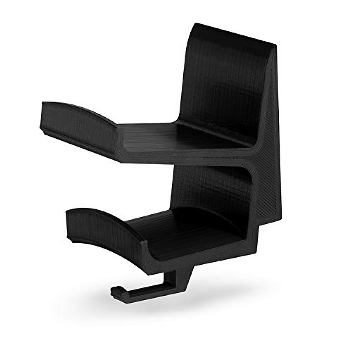 BRAINWAVZ The STORIO - Gamepad Controller & Headphone Hanger Holder Stand - Designed for XBOX ONE, PS4, PS3, PS5, Dualshock, Switch, PC, Steelseries, Steam & More, Black