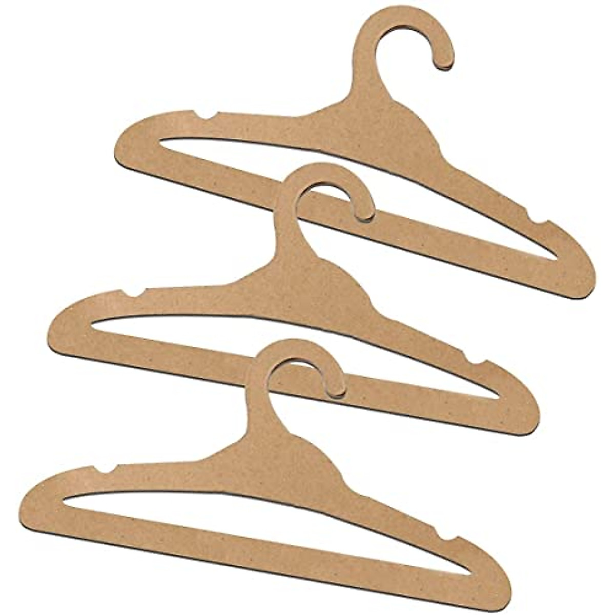 20 PCS Cardboard Hangers, Environmentally Friendly Recycled Paper Clothes Hangers for Adults (15.7x7.5in)