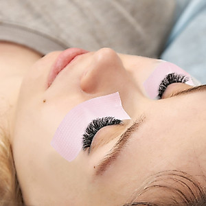 TEOYALL 6 Rolls PE Lash Extension Tapes, Adhesive Breathable Micropore Eyelash Tapes Lash Extension Supplies for Makeup Salon (Pink)
