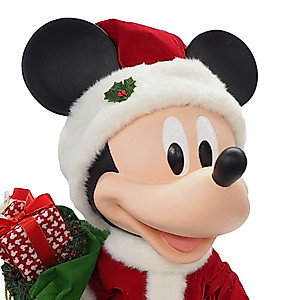 Department 56 Possible Dreams Disney Merry Mickey Mouse Showcase Figurine, 30 Inch, Multicolor