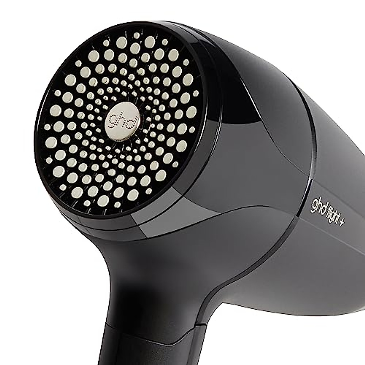 ghd Flight+ Travel Hair Dryer ― 1300w Professional Portable Hair Volumizer, Suitcase Friendly, Lightweight, Powerful, and Compact Blow Dryer with Luxurious Travel Case ― Black