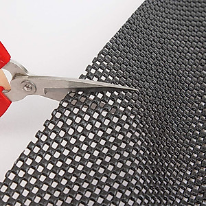 HUIDUO Shelf Liner Drawer and Shelf Liner Non Adhestive Non Slip Durable Grip Shelf Liner for Drawer Shelves Cabinets Storage Kitchen Tableware Dark-Green 16x79inch