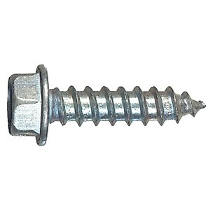 Hillman 3760 8 x 1/2 in. Aluminum Hex Washer Head Sheet Metal Screw (25-Pack)