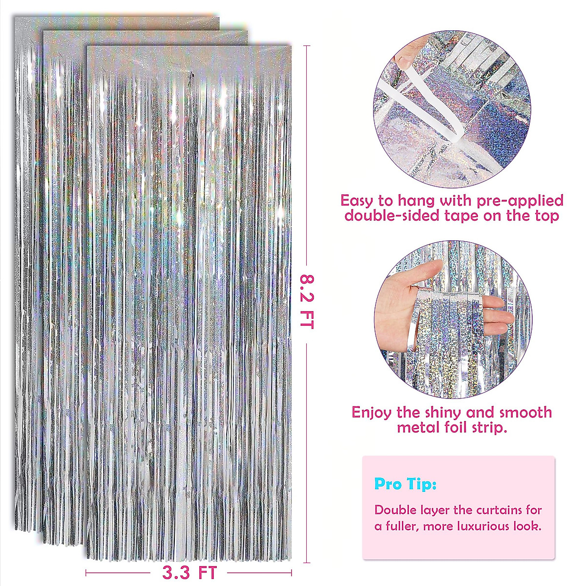 OHOME Christmas Party Decorations - Winter Decorations Indoor | New Years Decorations 2025 - Christmas Backdrop | Christmas Decorations Indoor | Christmas Decorations | Happy New Year Decorations 2025