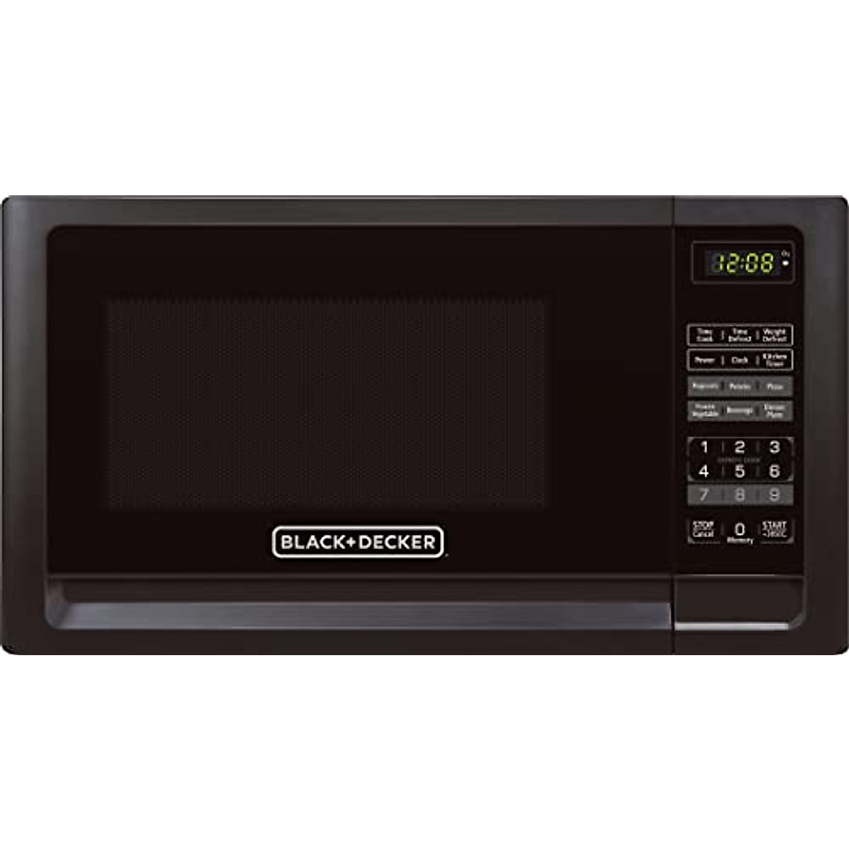 BLACK+DECKER Compact Countertop Microwave Oven 0.7 Cu. Ft. 700-Watts with LED Lighting, Child Lock, White