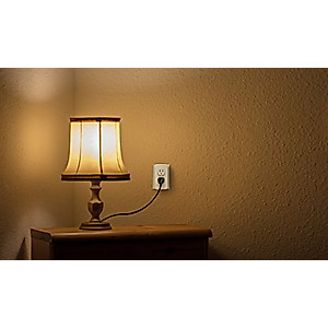 Power by SimplySmart Home, Dual Outlet Timer/Automation, DIY, USB Charger, Nightlight, No tools, No wiring, Snap on, Alexa, Google Assistant, iOS, Android, Smart Home, App