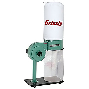 Grizzly, Portable G8027 1 HP Dust Collector