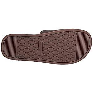 Koolaburra by UGG Men's TREEVE Slide Sandal, Chocolate Brown, 10