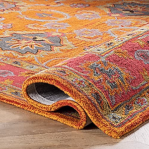 nuLOOM Hand Tufted Montesque Runner Rug, 2' 6" x 10', Orange