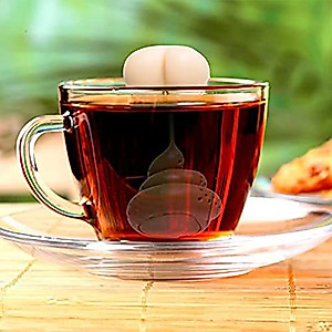 Funny Tea Infuser Fake Poop Style Food Grade Silicone Hot Tea Steepers for Loose Leaf Tea Home Use