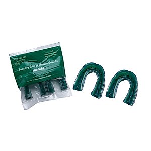Shield Sports 2 Pack Extreme Triple Density Adult Mouth Guard, Green Tint