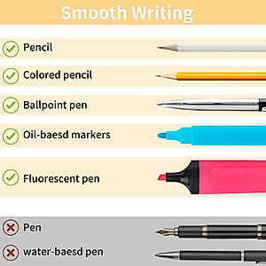 EOOUT 300 Sheets Pastel Transparent Sticky Notes, 6 Pads, 3x3 Inch, 6 Colors Clear Self-Sticky Notes, Translucent Adhesive Sticky Notes, for Bible Tabs, Book Tabs, School Supplies for College, Office