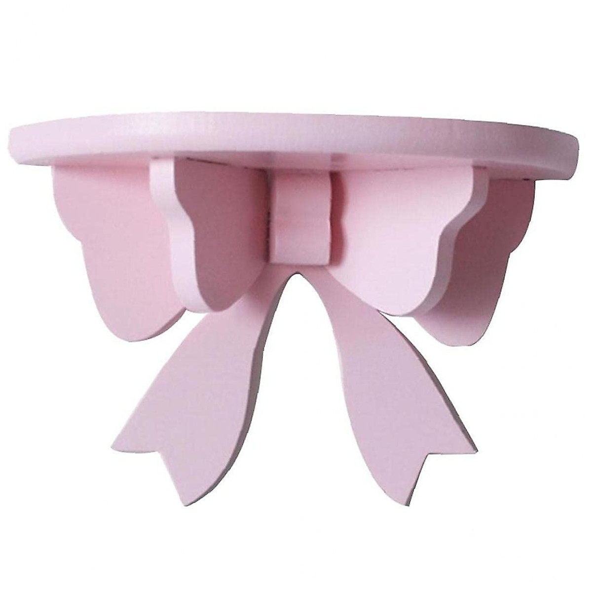 Froiny Princess Room Bow Shelf Cute Bow Decoration Rack Kids Room Wall-Mounted Storage Stand Birthday Wedding Decor
