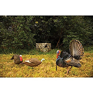 Primos Hunting Double Bull Stakeout Blind with SurroundView, Portable with Carry Bag in Truth Camo 65158